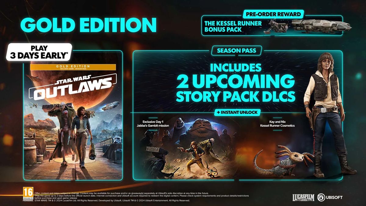 Star Wars Outlaws pre-order guide: here's what comes with each edition ...