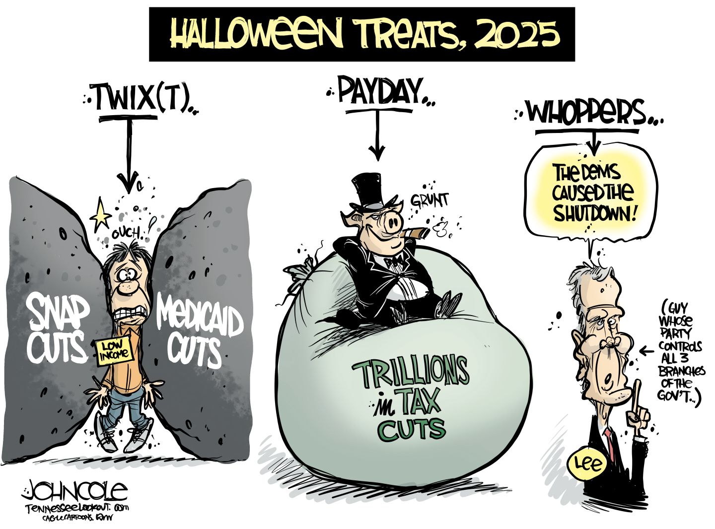5 snappily written political cartoons about vanishing food-stamp ...