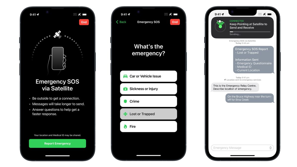 iPhone 14 Emergency SOS satellite feature launches in Australia and New ...