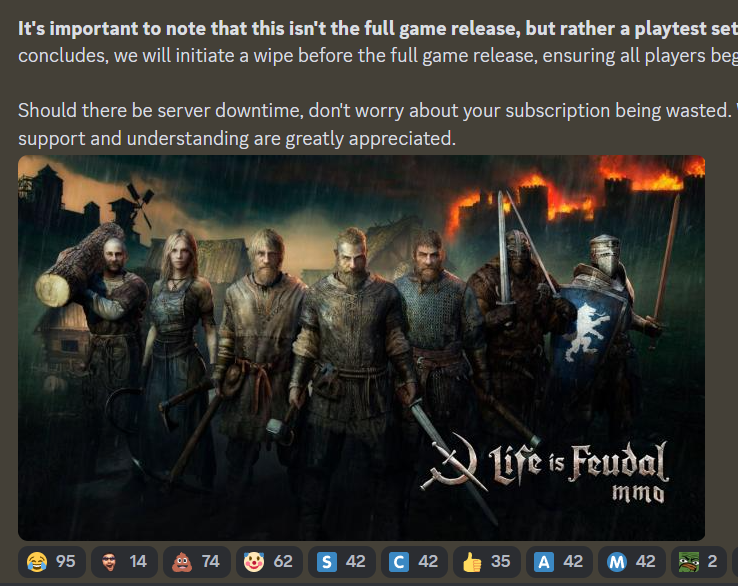 The relaunch of this defunct medieval survival MMO is met with 95 cry ...