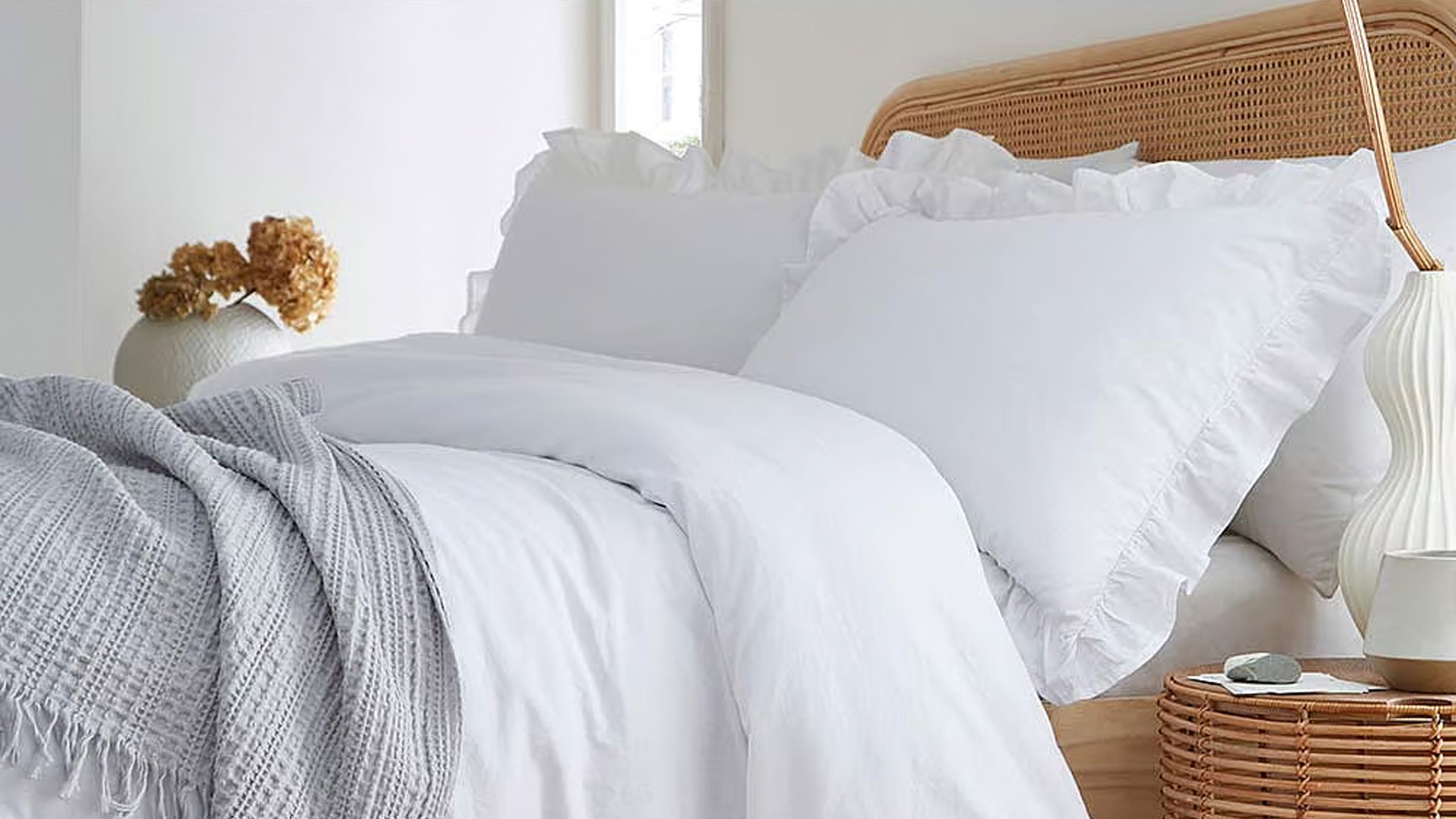 The ruffled bedding trend is taking over bedrooms in 2025 | Ideal Home