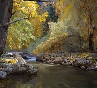 How to paint realistic digital art scenes with speed on iPad and in ...