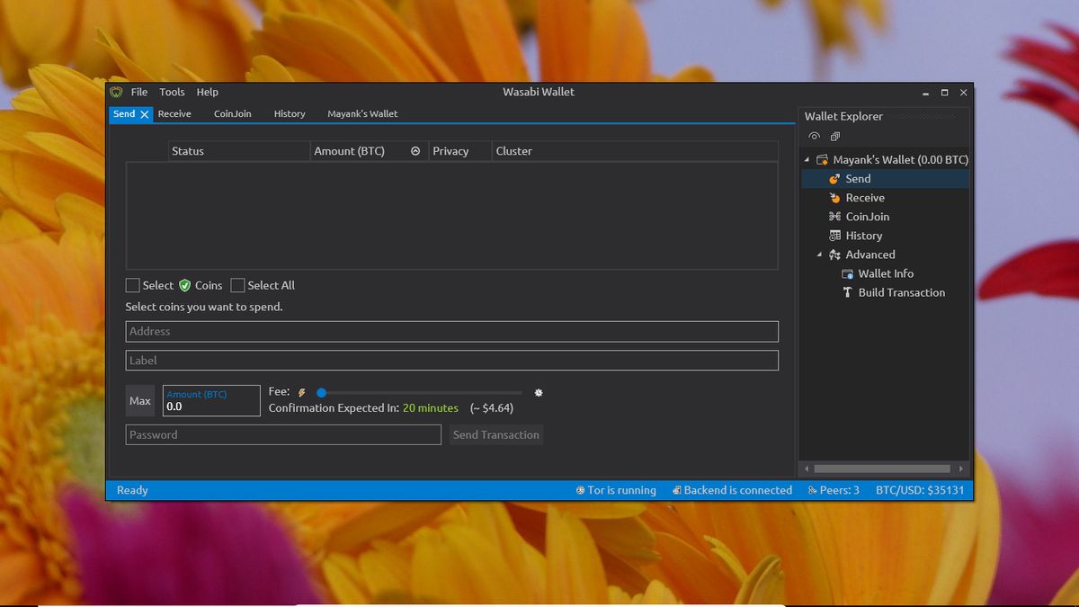 Wasabi cryptocurrency wallet review | TechRadar
