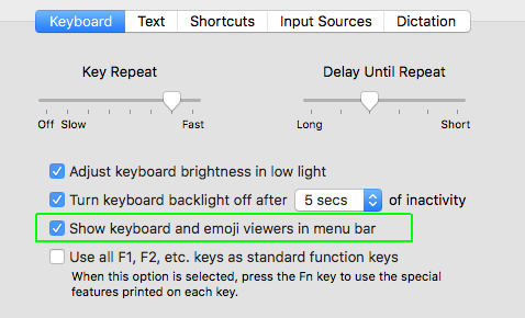 Show the On-Screen Keyboard Viewer in macOS Sierra | Laptop Mag