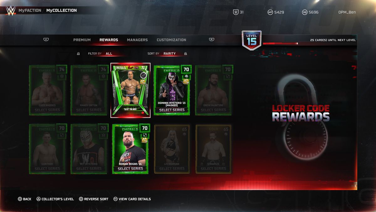 WWE 2K25 locker codes guide to free MyFaction cards | GamesRadar+