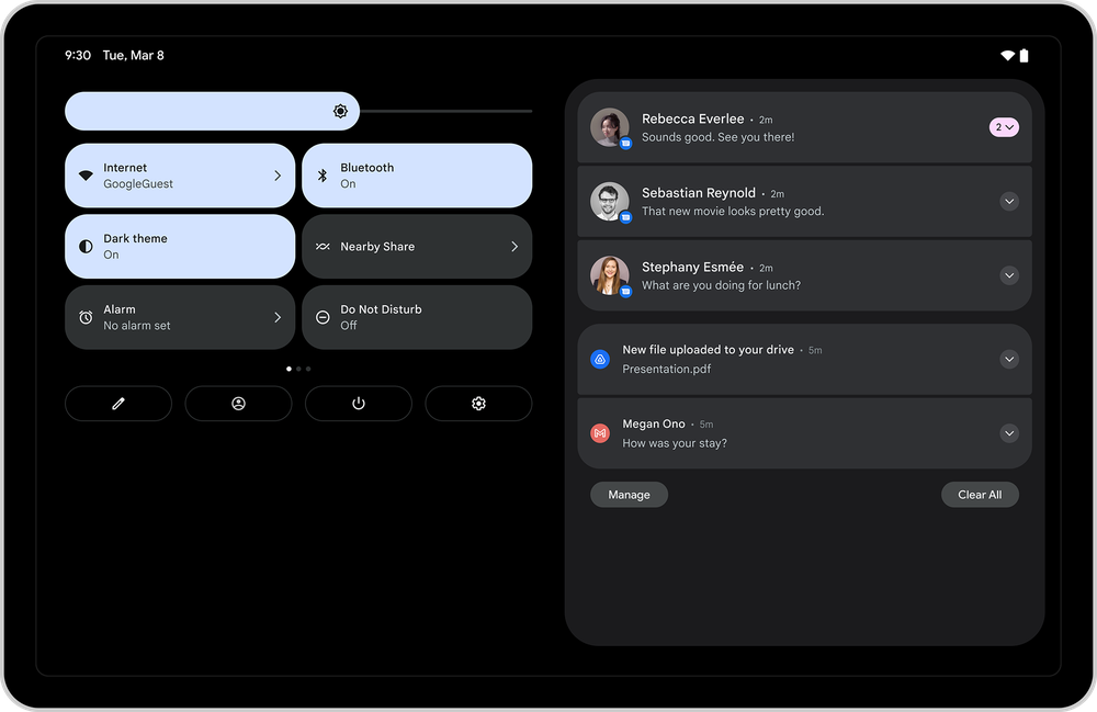 Android 12L arrives with a new look for tablets and foldables | Tom's Guide