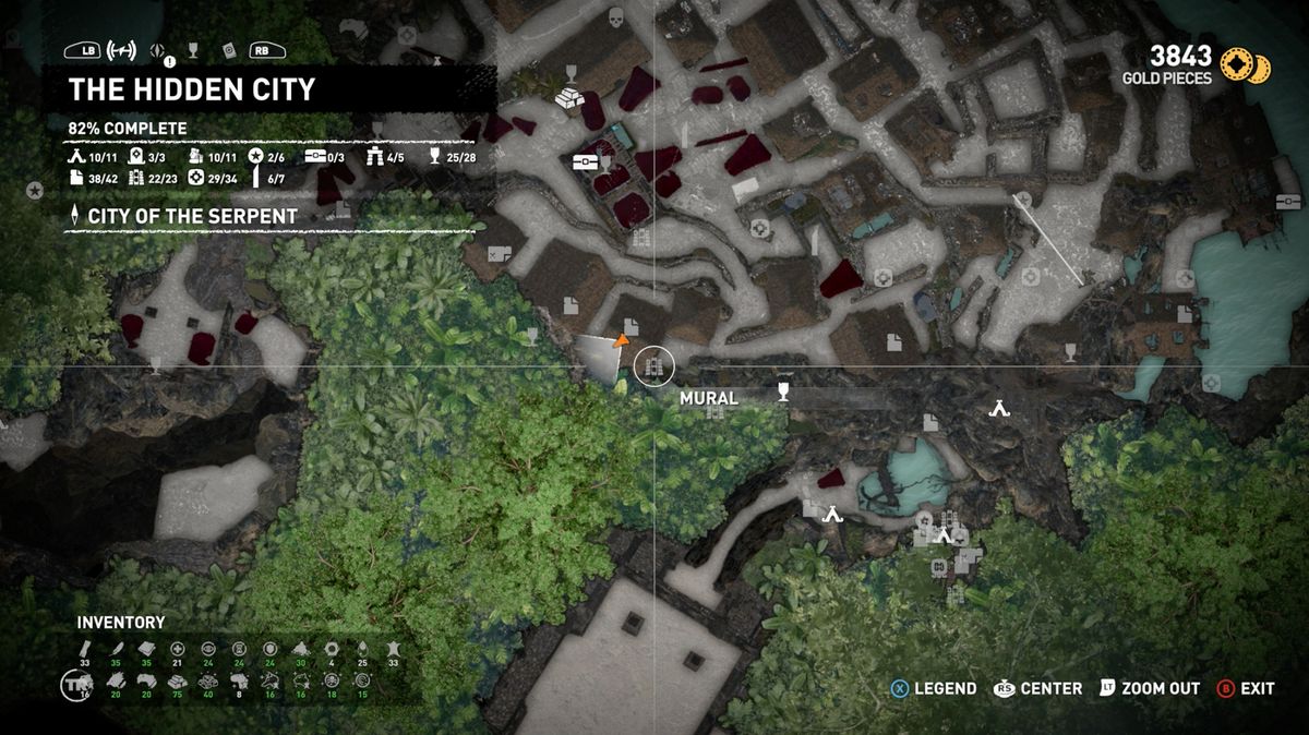 The Hidden City mural locations - Complete Shadow of the Tomb Raider ...