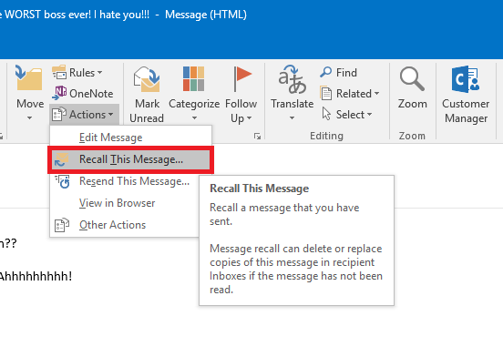 How to recall a sent email message in Outlook | Windows Central