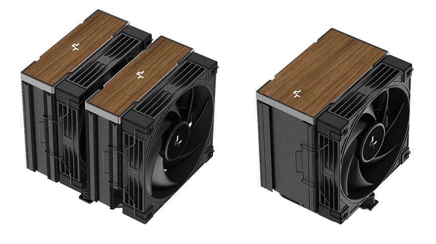 DeepCool embellishes its AK G2 series CPU coolers with wood accents ...