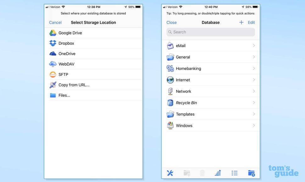 KeePass password manager review | Tom's Guide