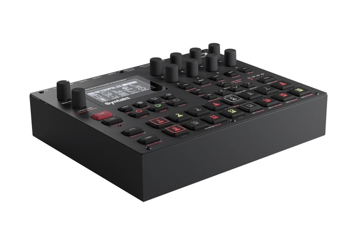 Elektron unveil new hybrid drum machine and synthesizer, the Syntakt ...