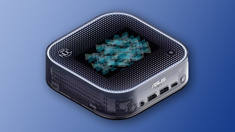 Asus' new NUC has a customizable, always-on E-Ink display on top — the ...
