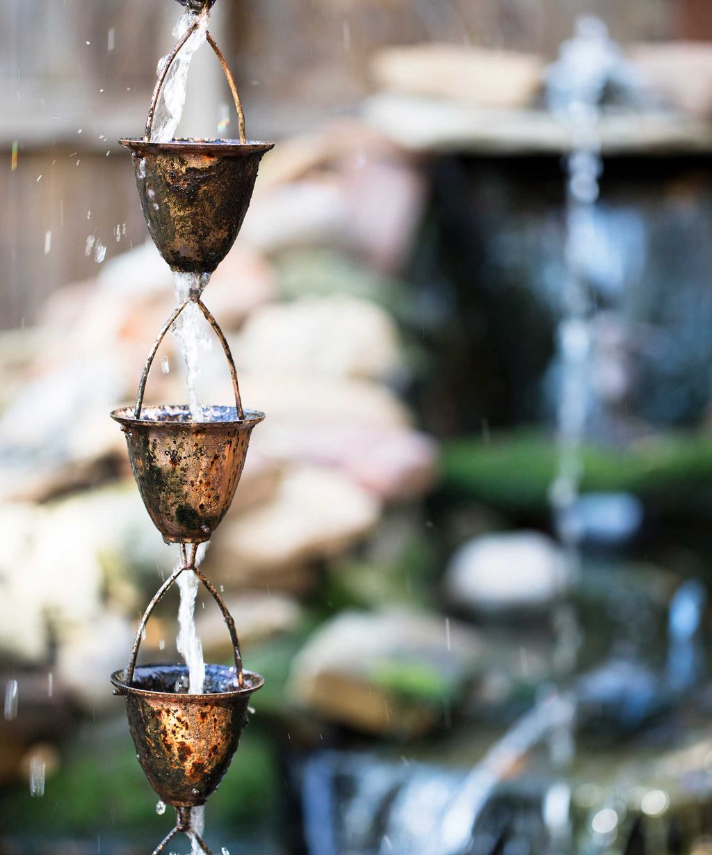 Rain chain ideas: 9 easy water-saving methods for your yard | Gardeningetc