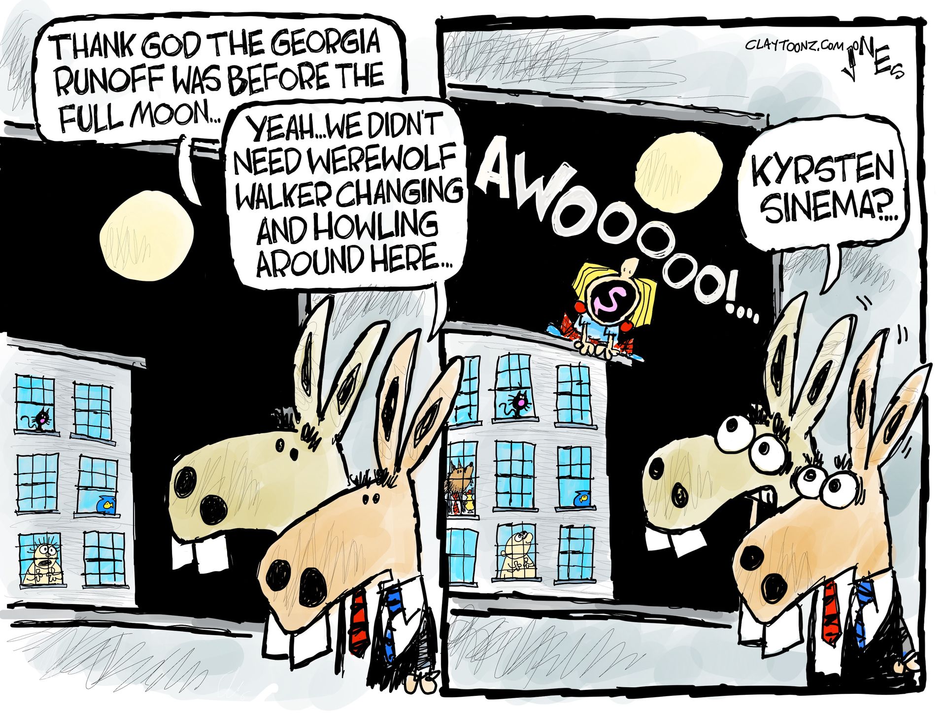 5 scathingly funny cartoons about Kyrsten Sinema's defection from the ...