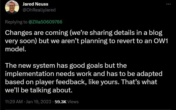 Overwatch 2 director: New ranked system suffers from 'poor ...