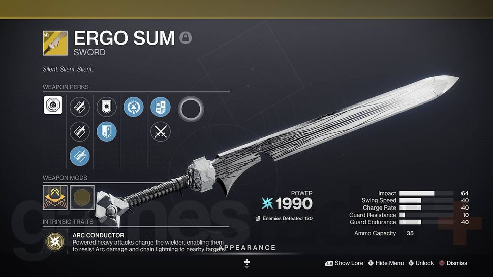 How to get the Destiny 2 Ergo Sum sword and Exotic Catalyst | GamesRadar+