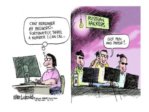 Editorial cartoon technology Russian hackers | The Week
