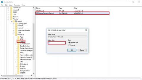 How to disable the Password Reveal button on the Sign-in screen on ...