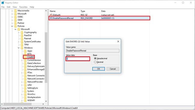 How to disable the Password Reveal button on the Sign-in screen on ...