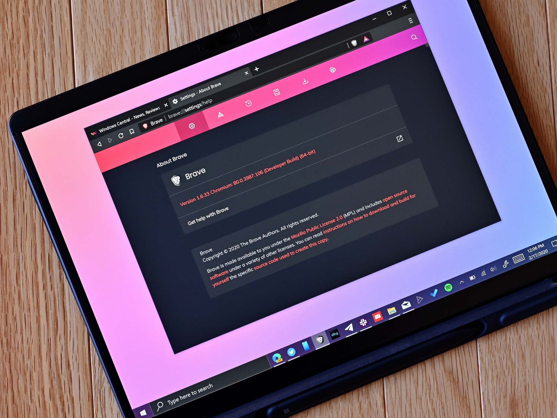 Brave browser gets unofficial ARM64 support for Surface Pro X | Windows ...