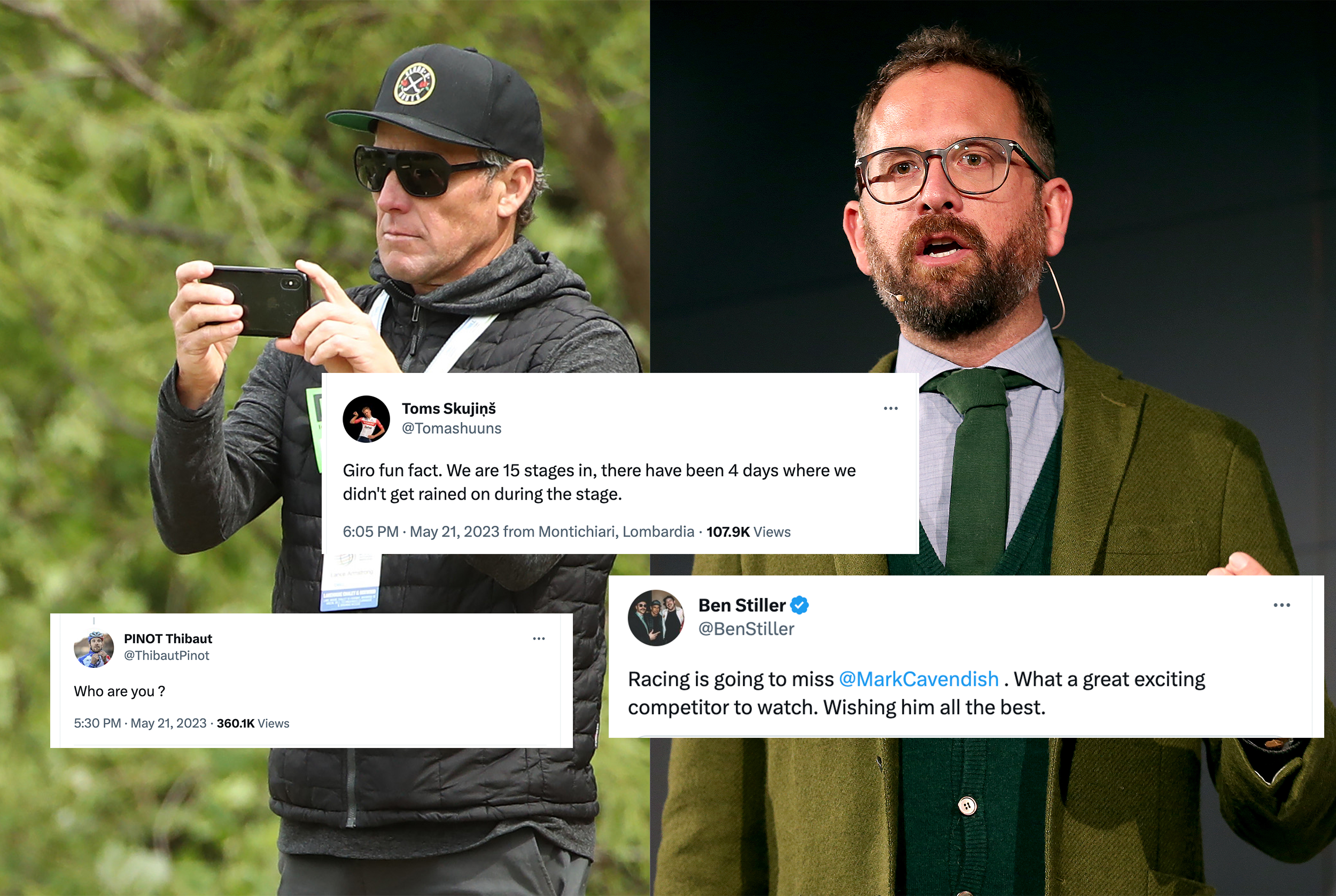 Tweets of the Giro d'Italia second week: Lance Armstrong and Jonathan ...