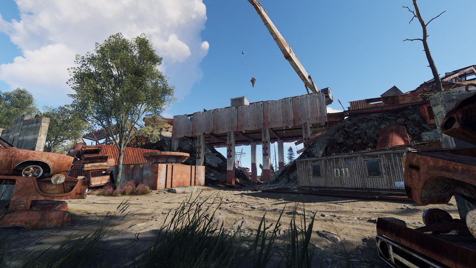 Rust gets a visual overhaul, plus a drivable junkyard crane for ...