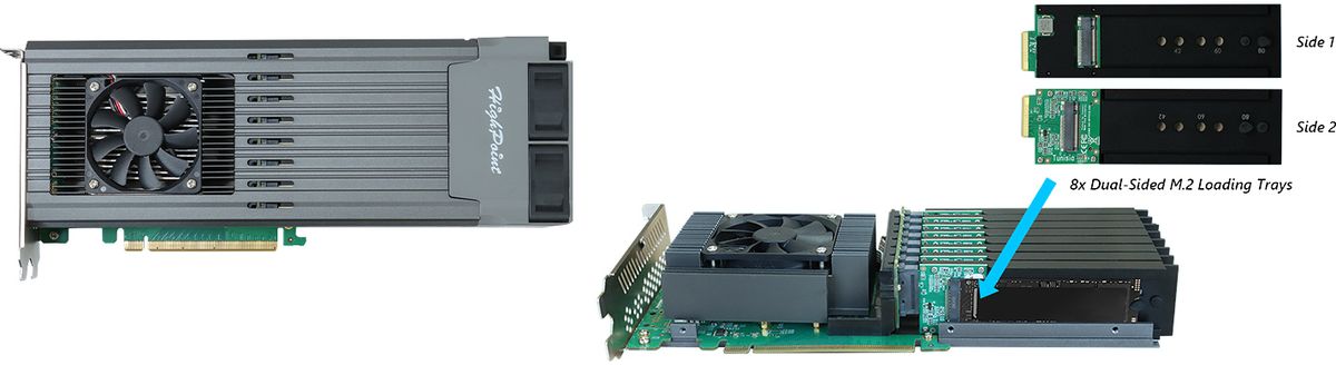 RAID card delivers 128TB of NVMe storage at 28 GB/s speeds — HighPoint ...