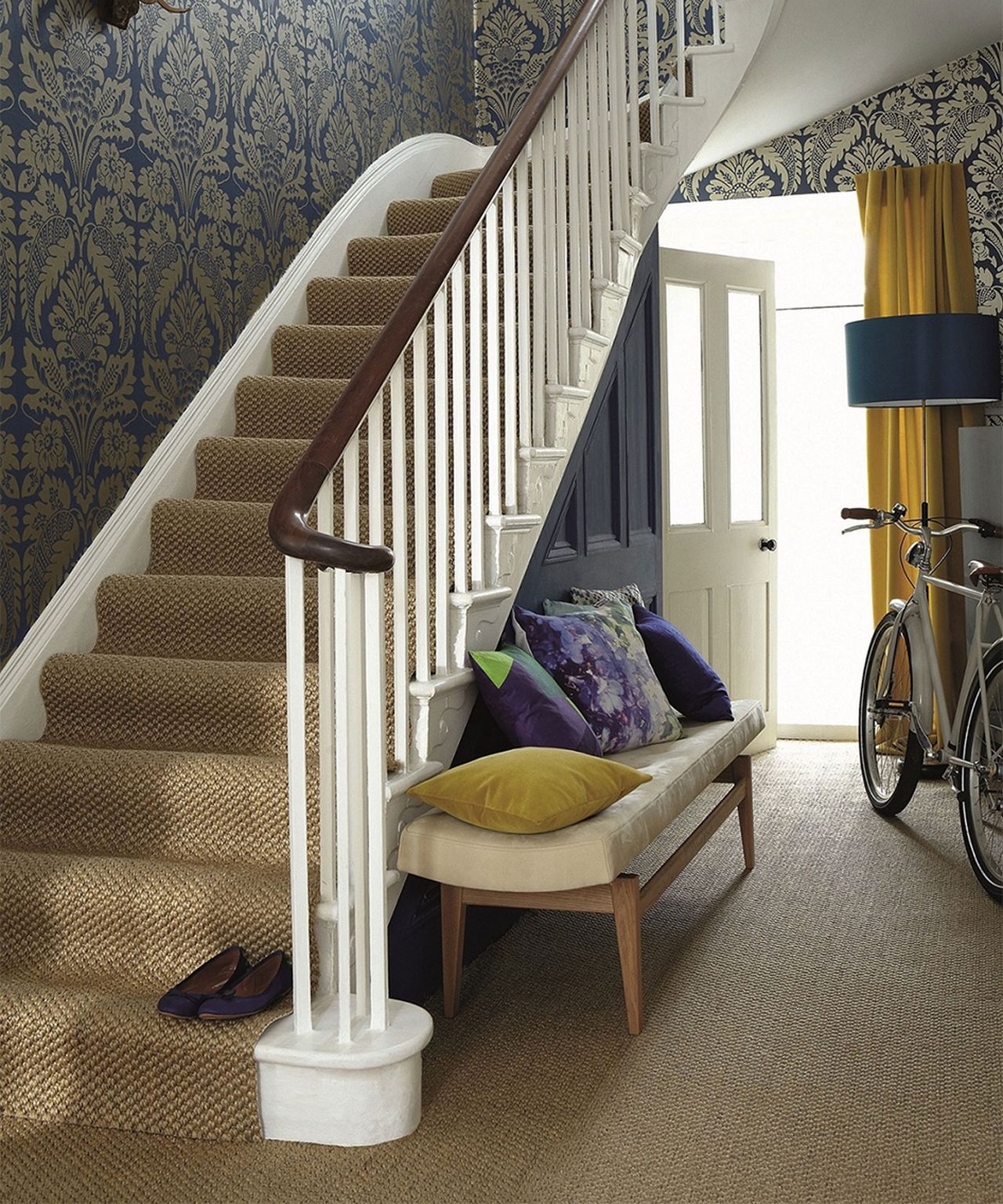 Staircase carpet ideas: stylish ways to update your stairs | Livingetc