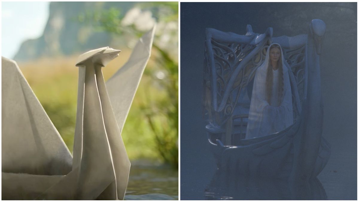 The Lord of the Rings: The Rings of Power opening scene features a ...