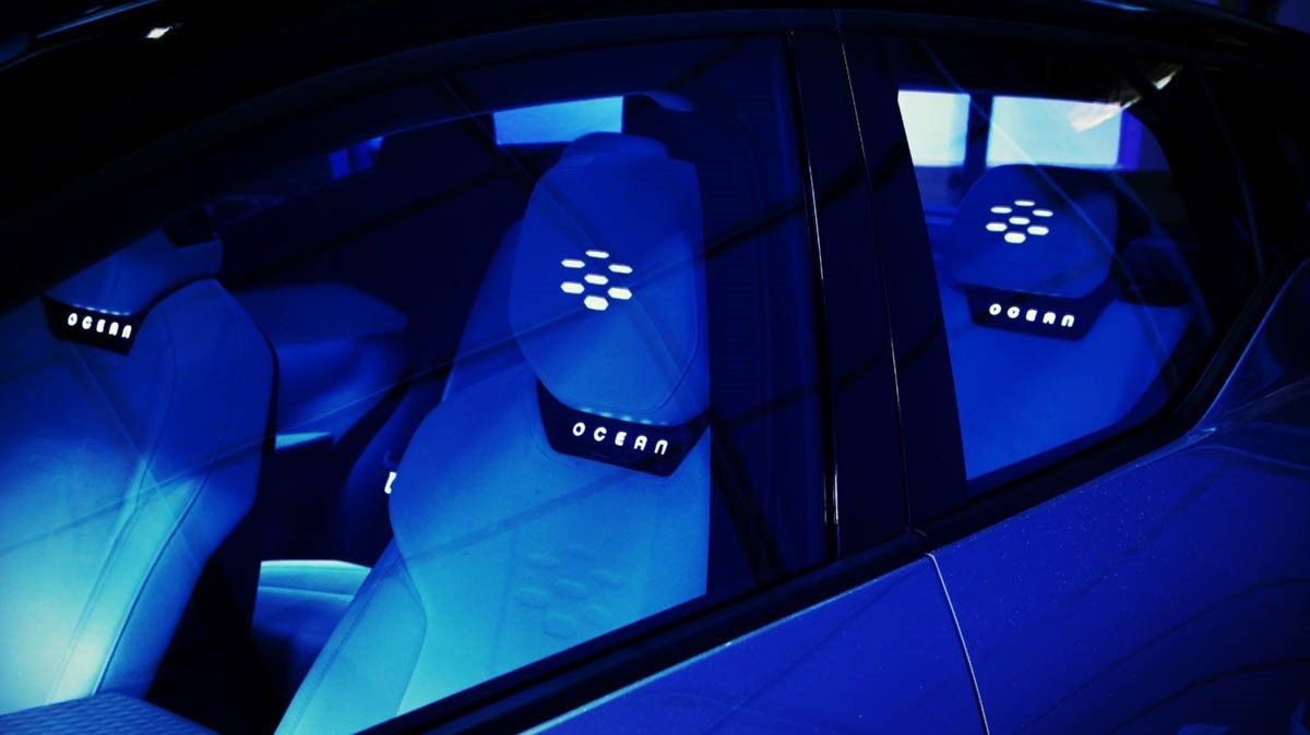 The Fisker Ocean has a solar roof that provides 1,000 miles of future ...