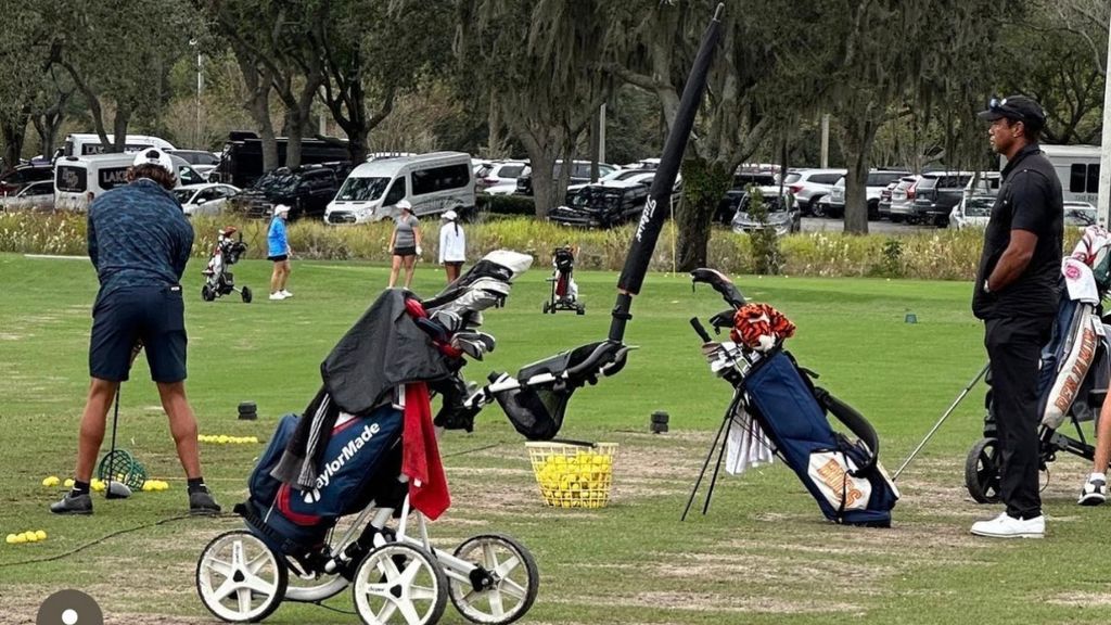 Tiger Woods Spotted Watching Son Charlie At High School State ...