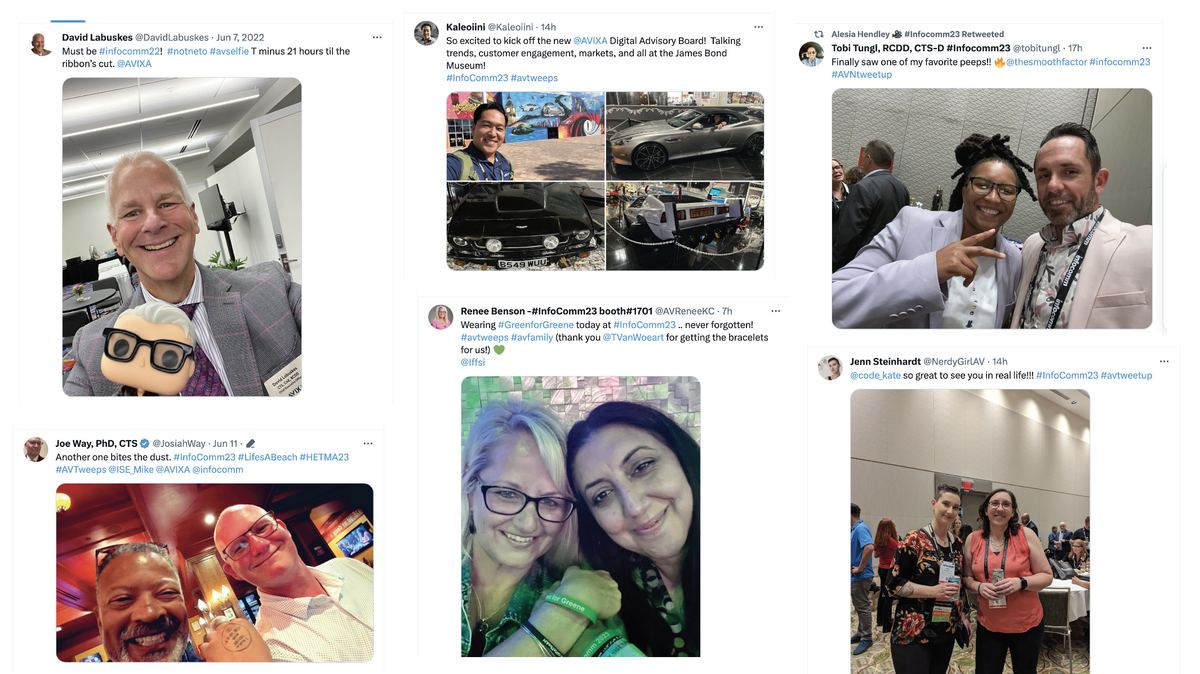Cindy Attends InfoComm 2023 via the Twittersphere | AVNetwork