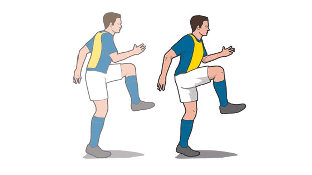 Stretching: Alternate high knees | FourFourTwo