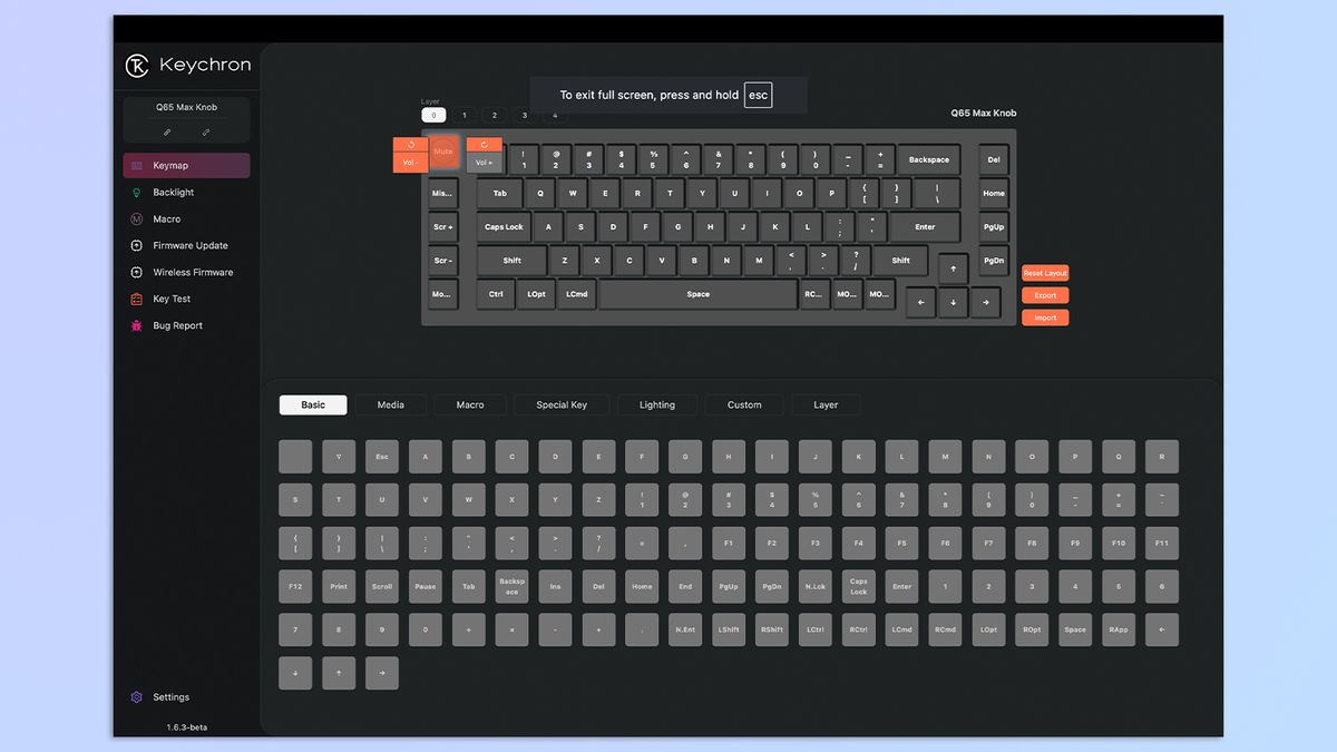 Keychron Q65 Max review | Tom's Guide