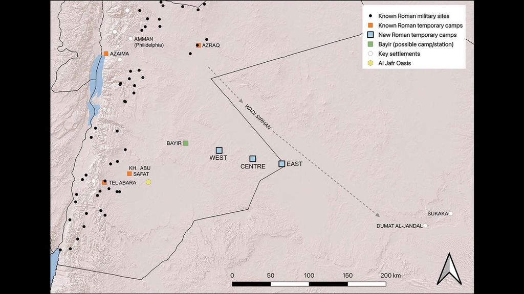 Ancient Roman camps from secret military mission spotted using Google ...