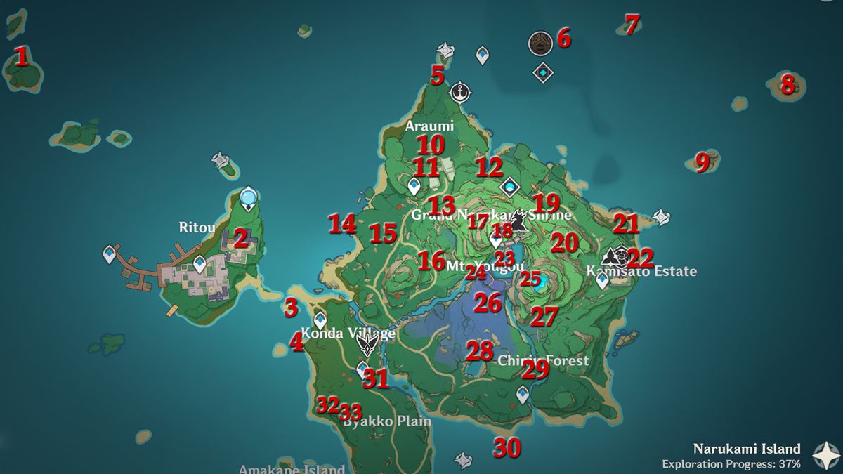 All Genshin Impact Electroculus locations | GamesRadar+