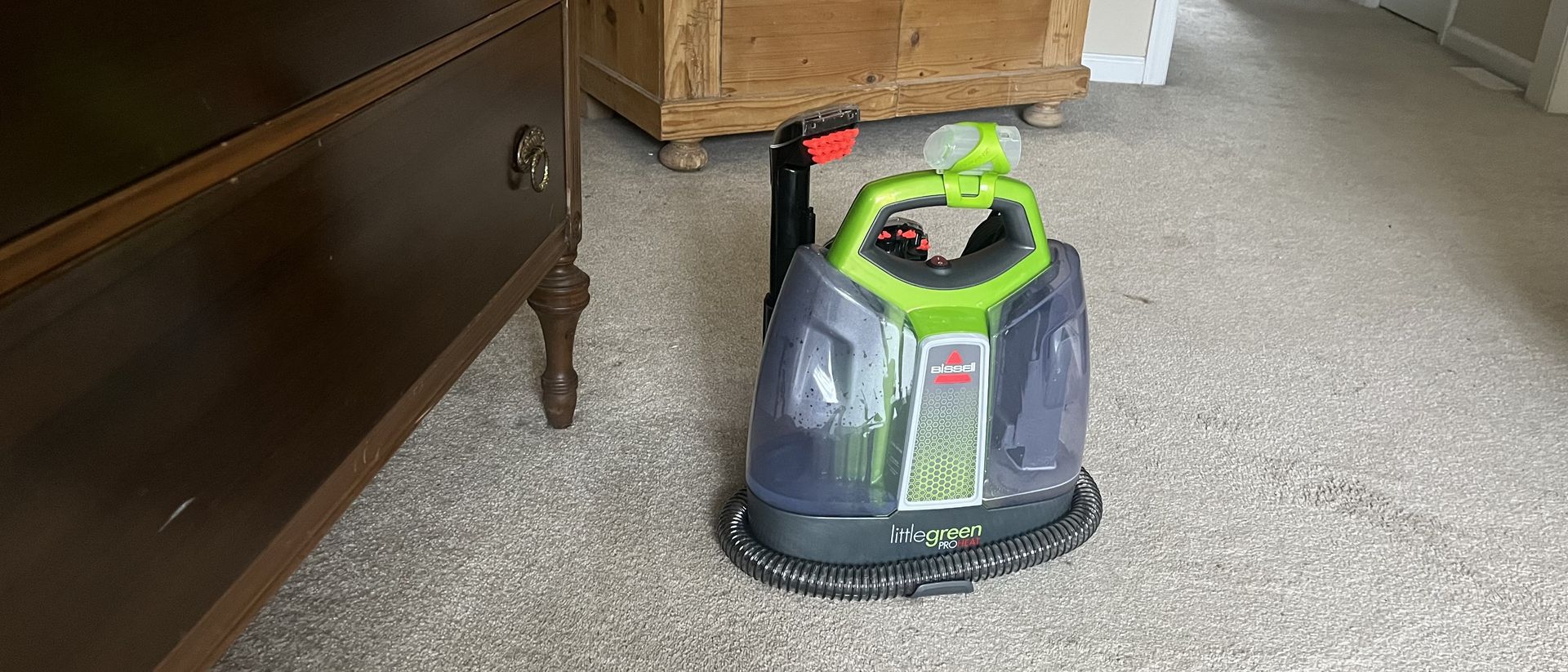 Bissell Little Green ProHeat Portable Carpet Cleaner review | Top Ten ...