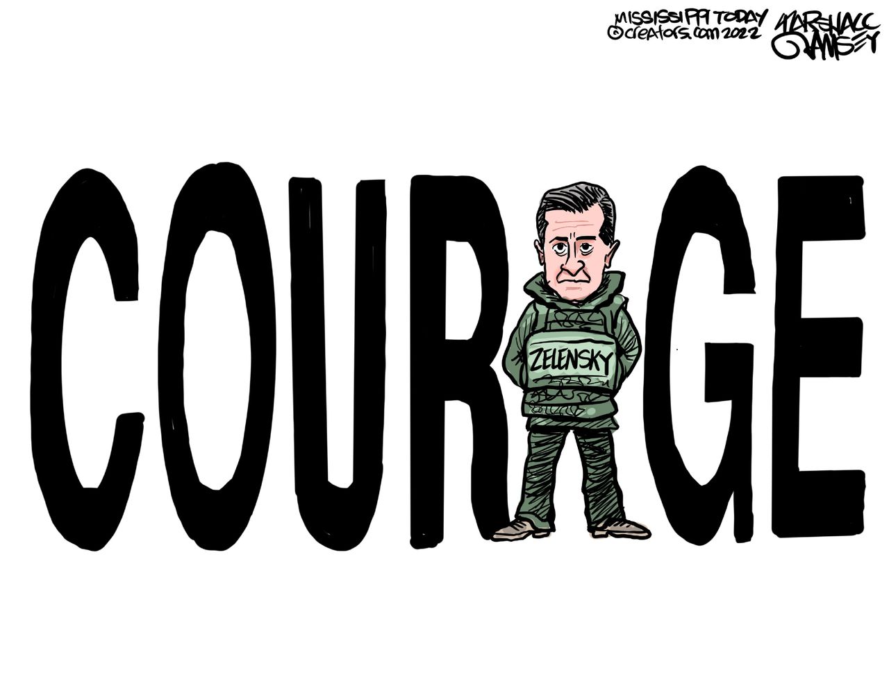 7 cartoons about Zelensky's bravery in standing up to Russia | The Week