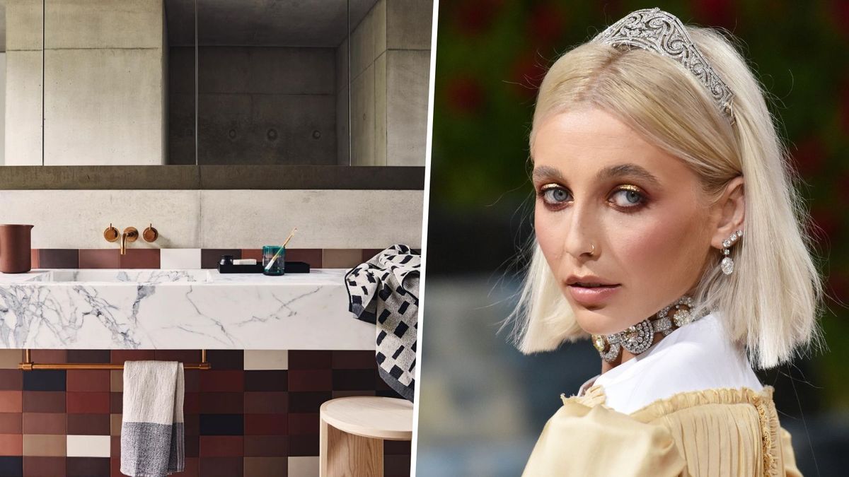 Emma Chamberlain loves this Art Deco-inspired bathroom trend | Homes ...