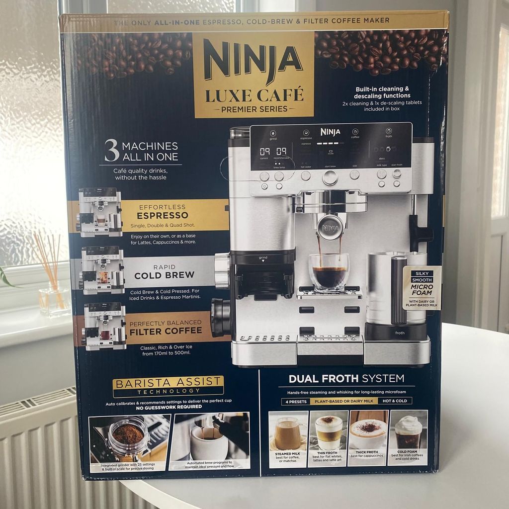 Ninja Luxe Café review - the perfect machine for beginners | Ideal Home