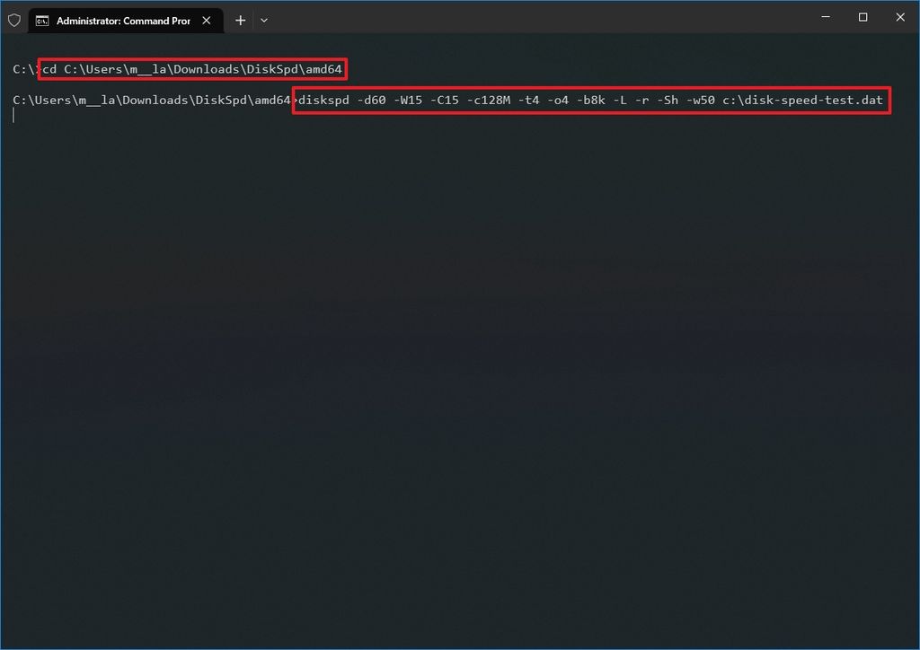 How to test hard drive performance with DiskSpd on Windows 10 | Windows ...