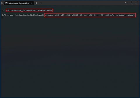 How to test hard drive performance with DiskSpd on Windows 10 | Windows ...