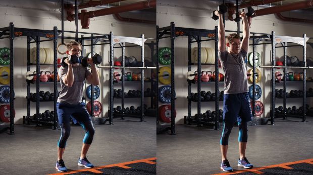 How To Do A Dumbbell Shoulder Press | Coach