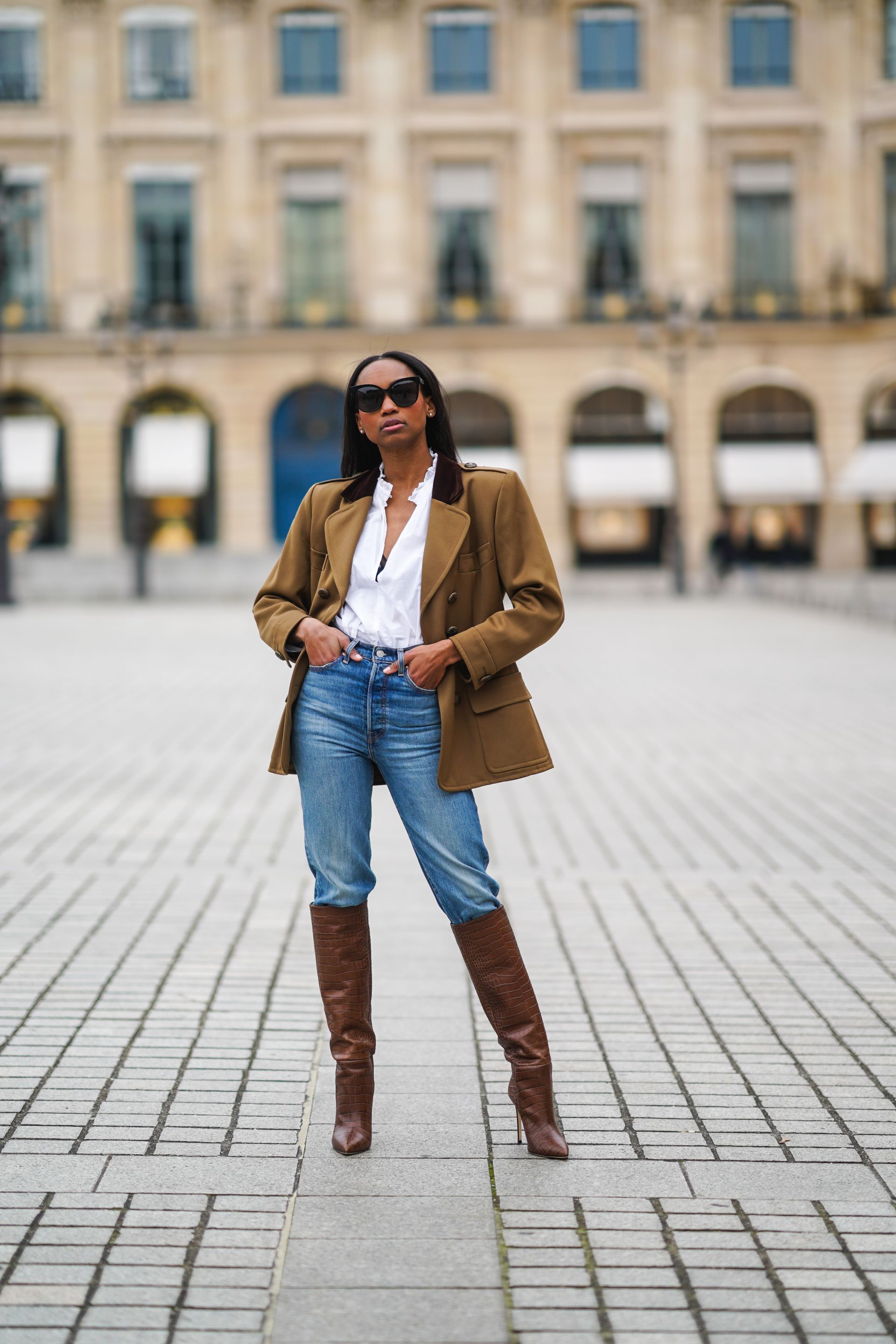 How to Style Boots Tucked Into Jeans in 2025 | Who What Wear