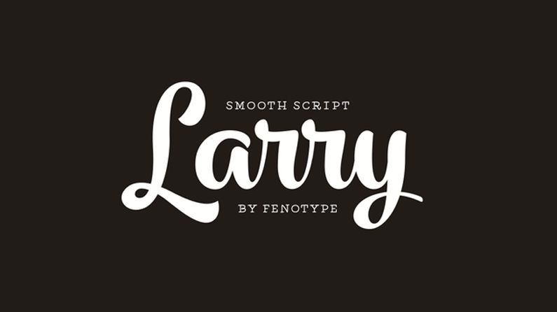 Font of the day: Larry | Creative Bloq