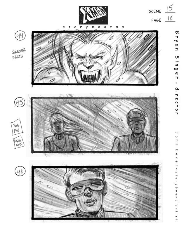 5 Amazing X-Men Storyboards | GamesRadar+
