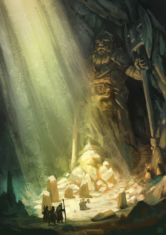 How to paint a gloomy underground scene | Creative Bloq