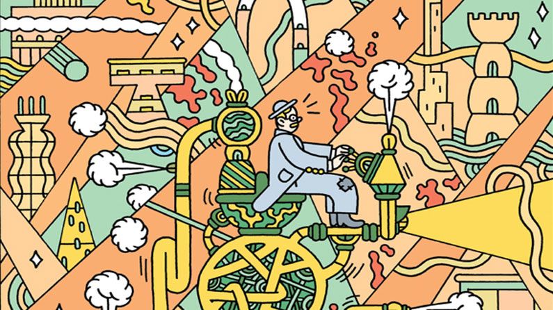 Time Machine illustrator has a bright future | Creative Bloq