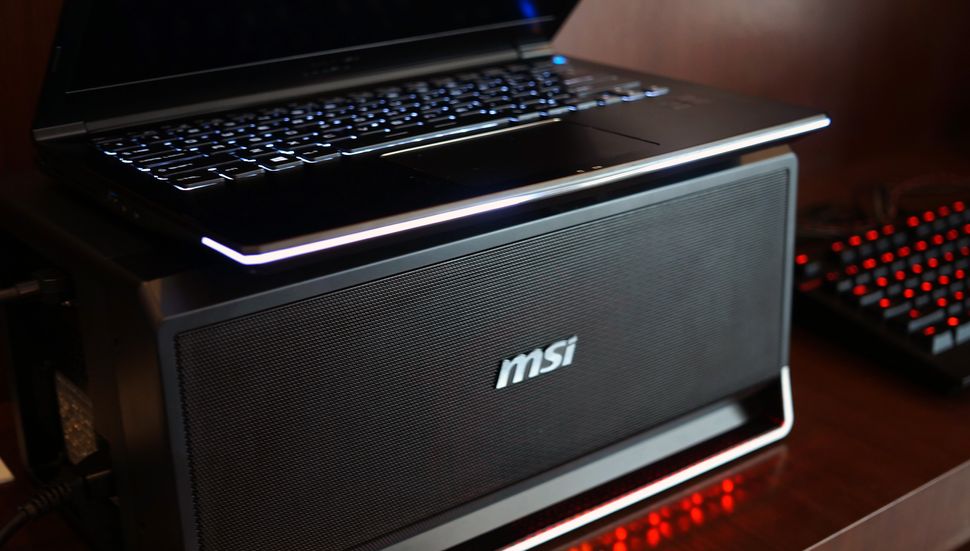 MSI and Alienware external graphics enclosures at CES: 2015's laptop ...