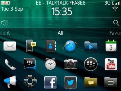 Interface - BlackBerry 9720 review - Page 2 | TechRadar